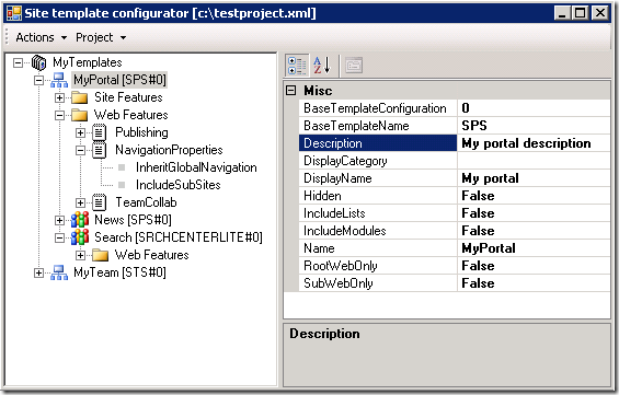 Stefan Stanev's SharePoint blog: Site Template Configurator utility